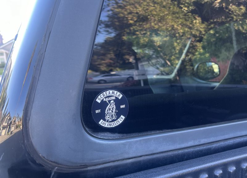 Sticker 2.5" vinyl (set of 6) – Screamer Magazine